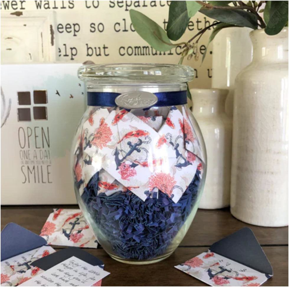 Top Personalized Christmas Gifts for Friends KindNotes: Jar of SMILES