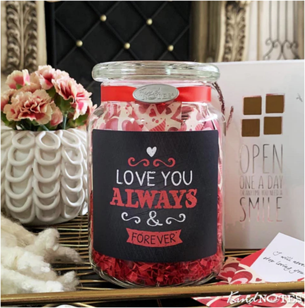 Jar Anniversary Gift Ideas to Impress Your Partner KindNotes: Jar of SMILES