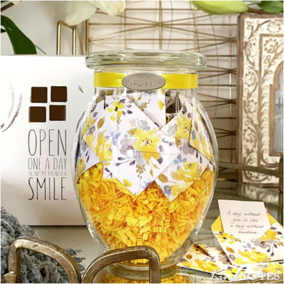 Best Inspirational Gifts to Spread Positivity KindNotes: Jar of SMILES