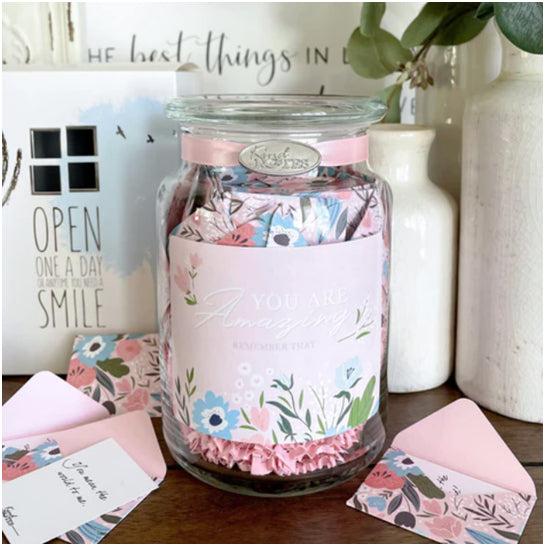 Personalized Anniversary Gift Ideas for Couples KindNotes: Jar of SMILES
