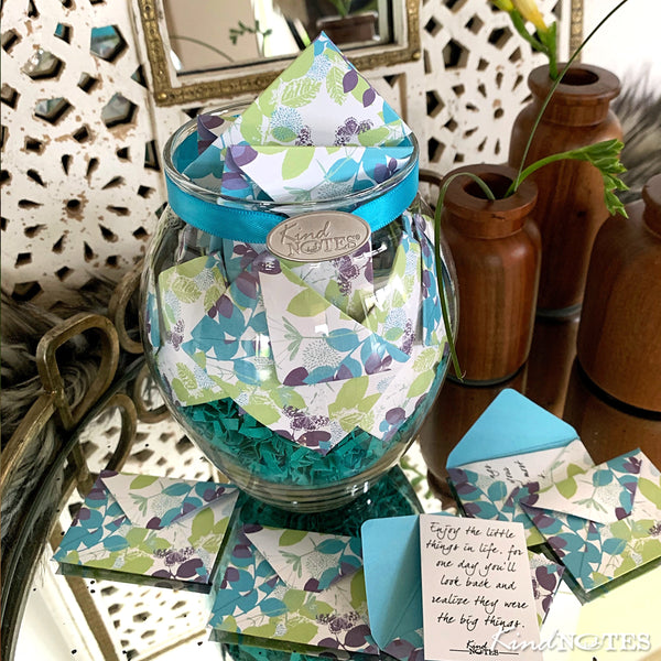 Calm Breeze Jar of Notes | KindNotes: Jar of SMILES